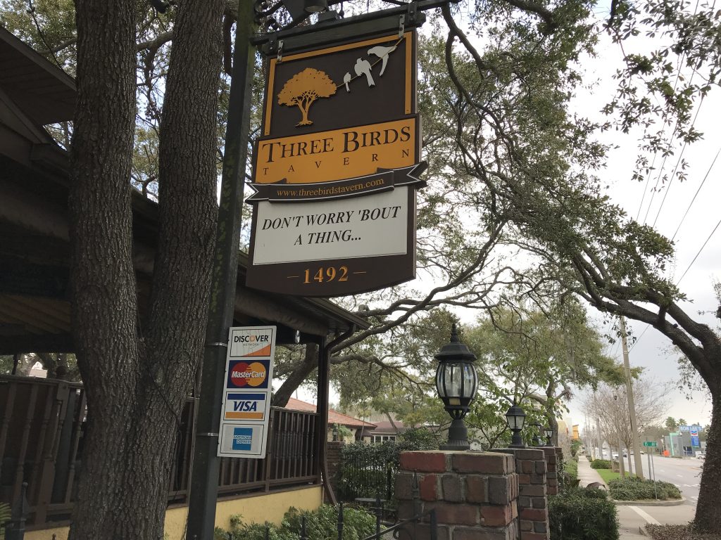 Three Birds Tavern St. Pete Reviews 2018