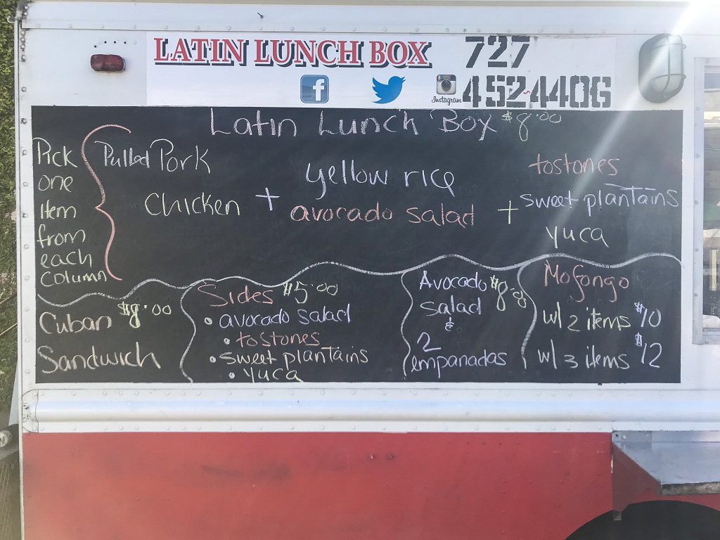 Latin Lunchbox Food Truck Review November 2018