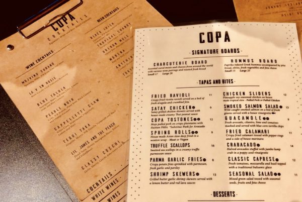 Copa Restaurant Review St Petersburg FL December 2019