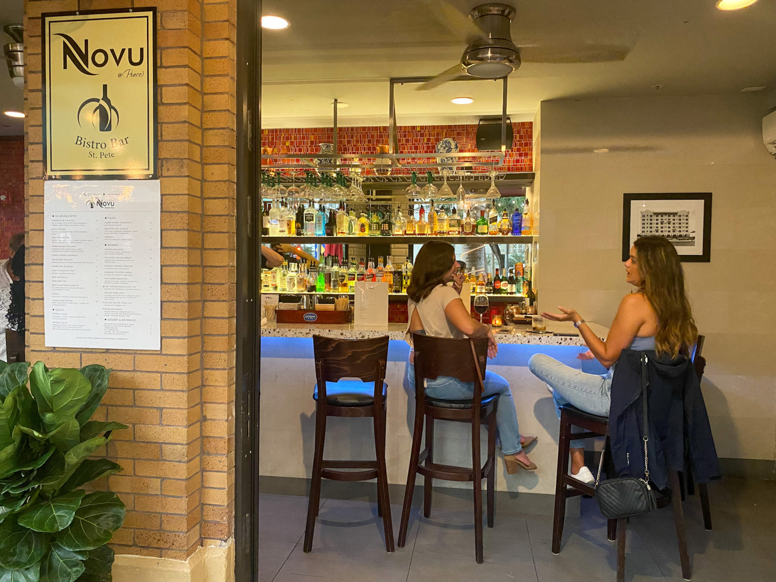 Al Fresco Dining in the Heart of Downtown St. Pete at Novu Bistro Bar