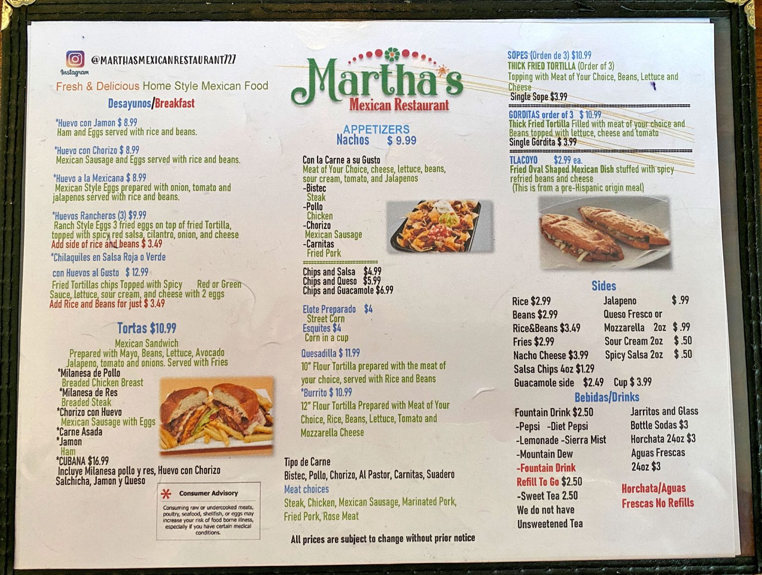 Delectable Down Home Mexican Eats at Martha’s
