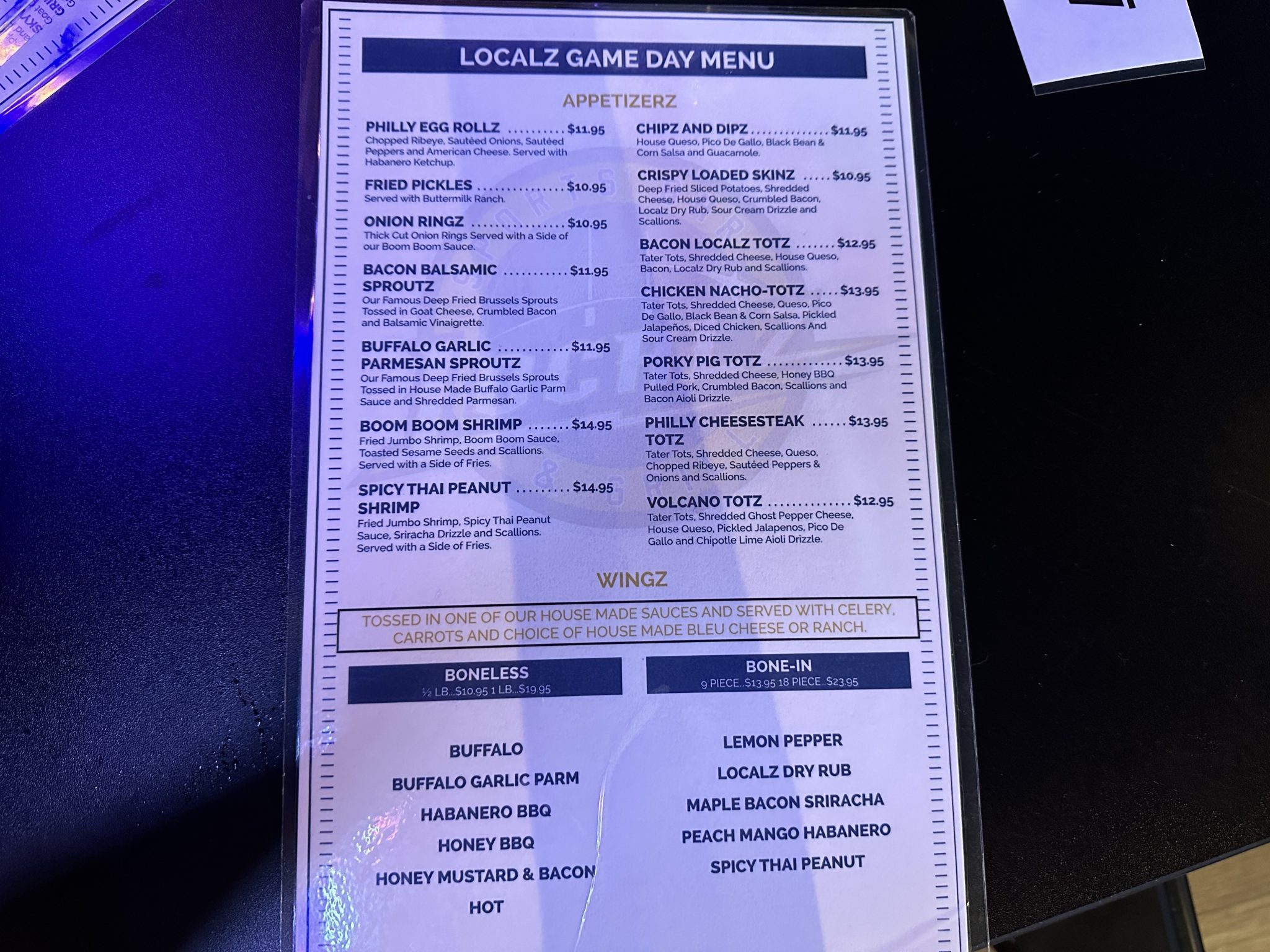 Localz Sports Bar and Grill Review St. Pete FL December 2023