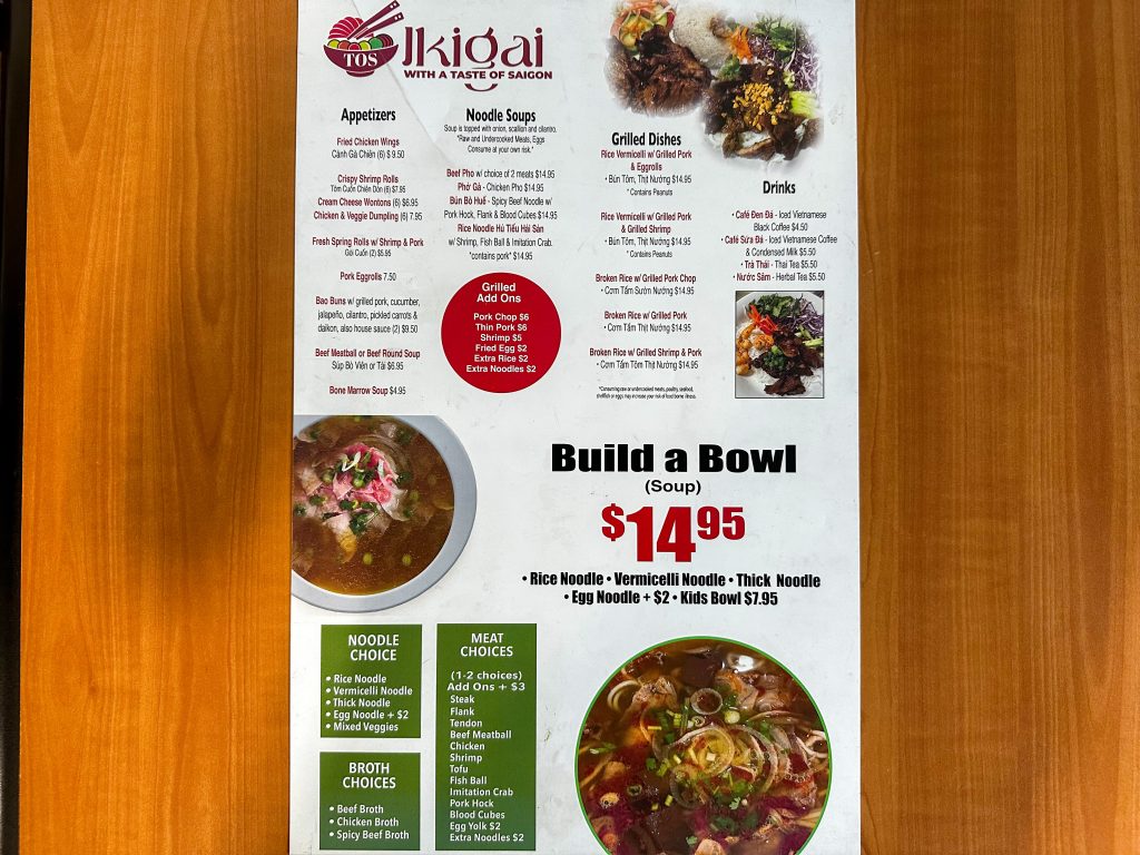 Ikigai Taste of Saigon St. Petersburg FL Review June 2024