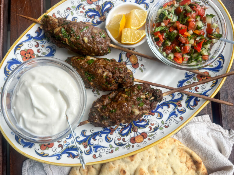 Beef Kofta and Toum Sauce Recipe