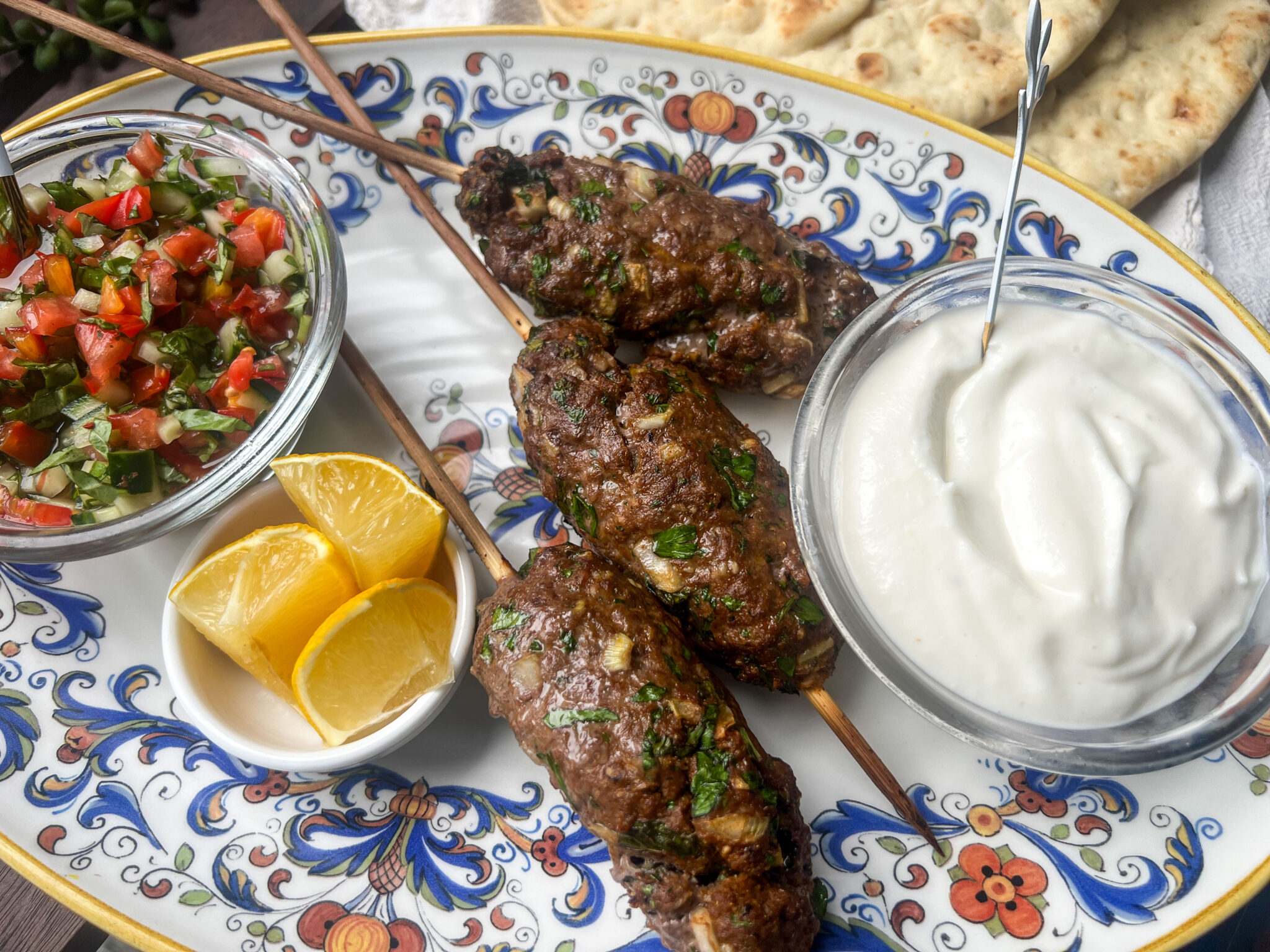 Beef Kofta and Toum Sauce Recipe