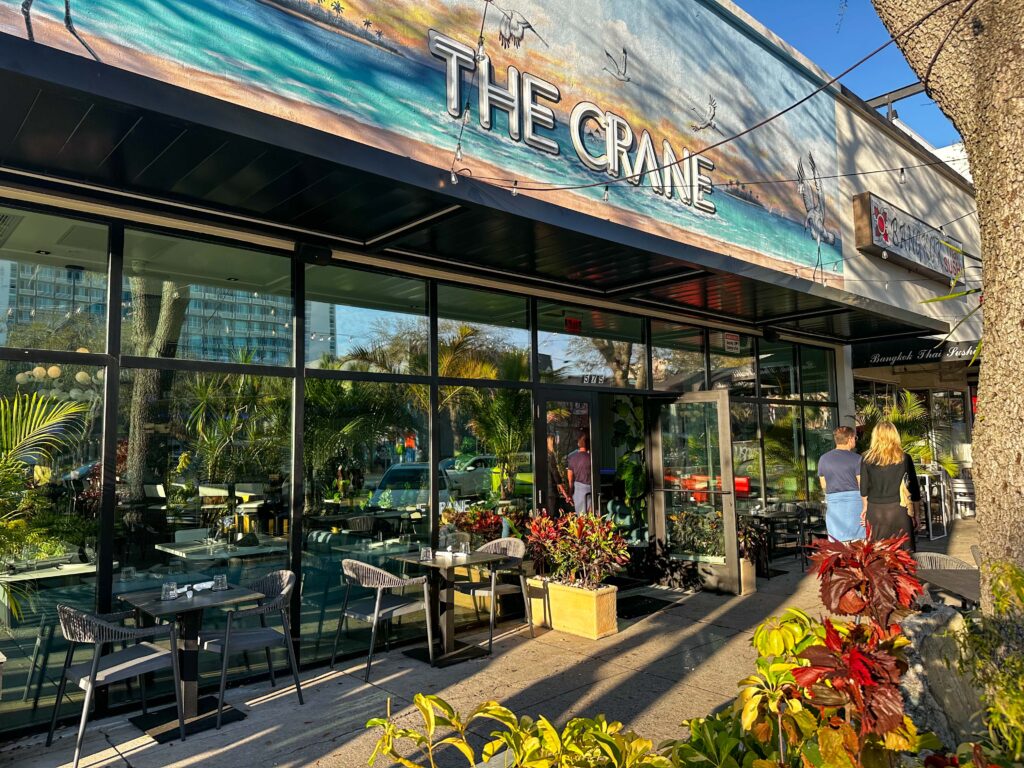 The Crane Restaurant Review March 2025 St PetersburgFL